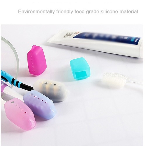 10Pcs Silicone Toothbrush Head Cover Easy to Use Toothbrush Cover ...