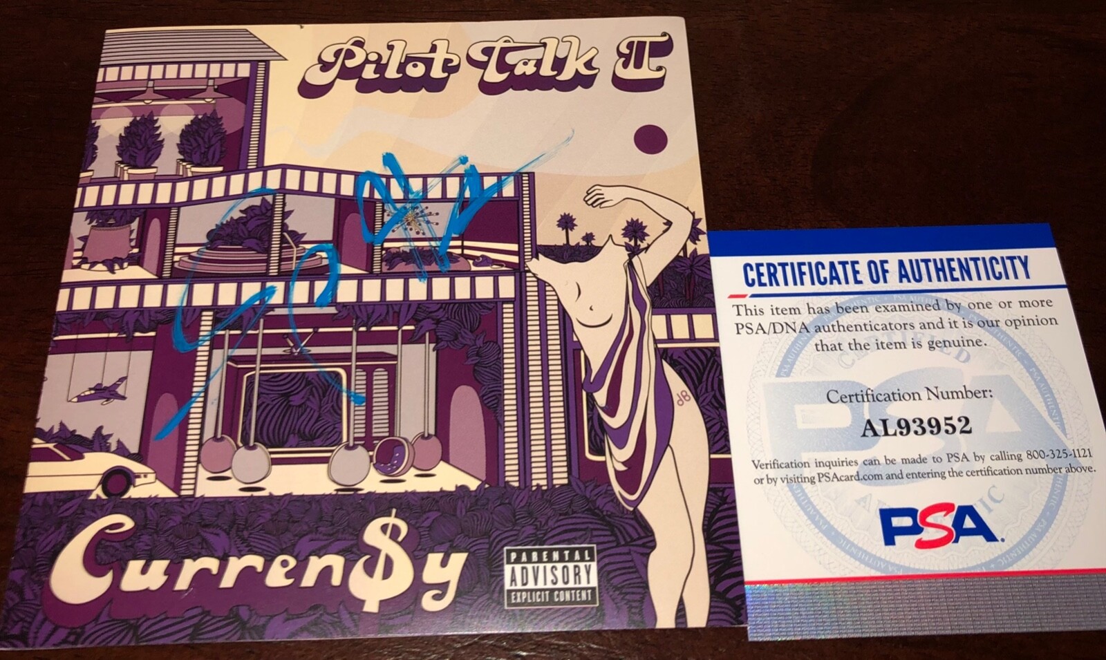 Curren$y Pilot Talk II Signed Autographed CD Cover PSA RARE A | eBay