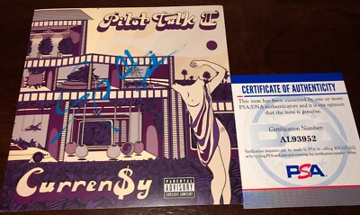 Curren$y Pilot Talk II Signed Autographed CD Cover PSA RARE A | eBay