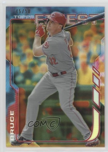 2014 Topps Finest Gold Refractor /50 Jay Bruce #8 | eBay