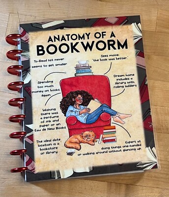 Anatomy of a Bookworm Cover Set 4 use with Classic Happy Planner | eBay