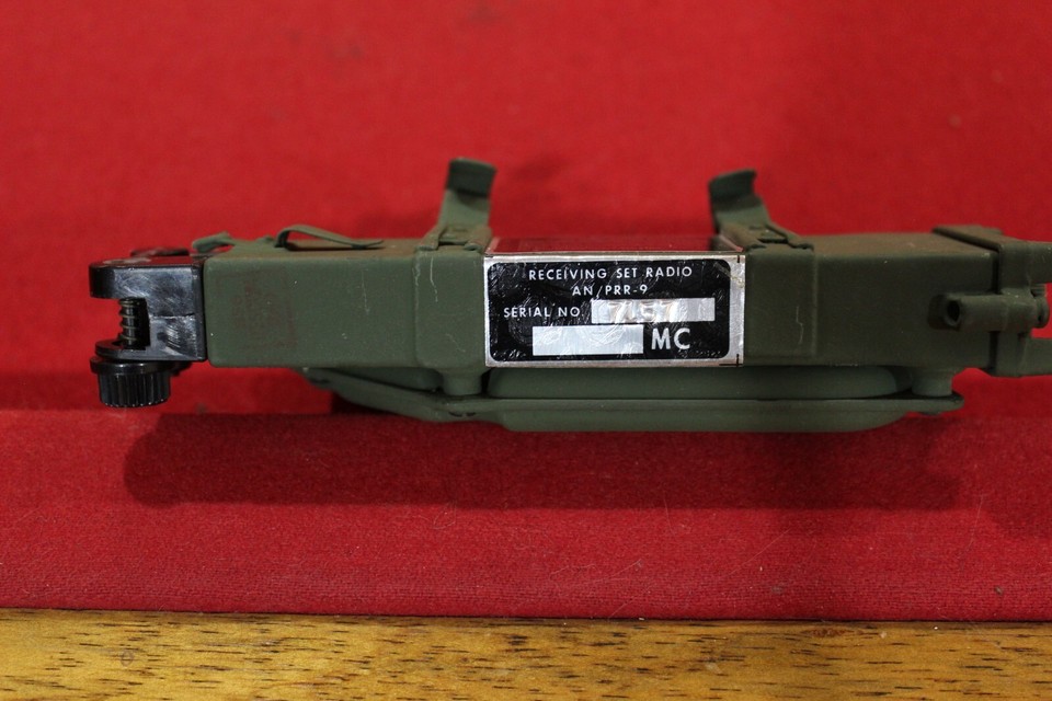 MILITARY SURPLUS HELMET RADIO PRT-4 / PRR-9 TRANSMITTER RECEIVER FIELD ...