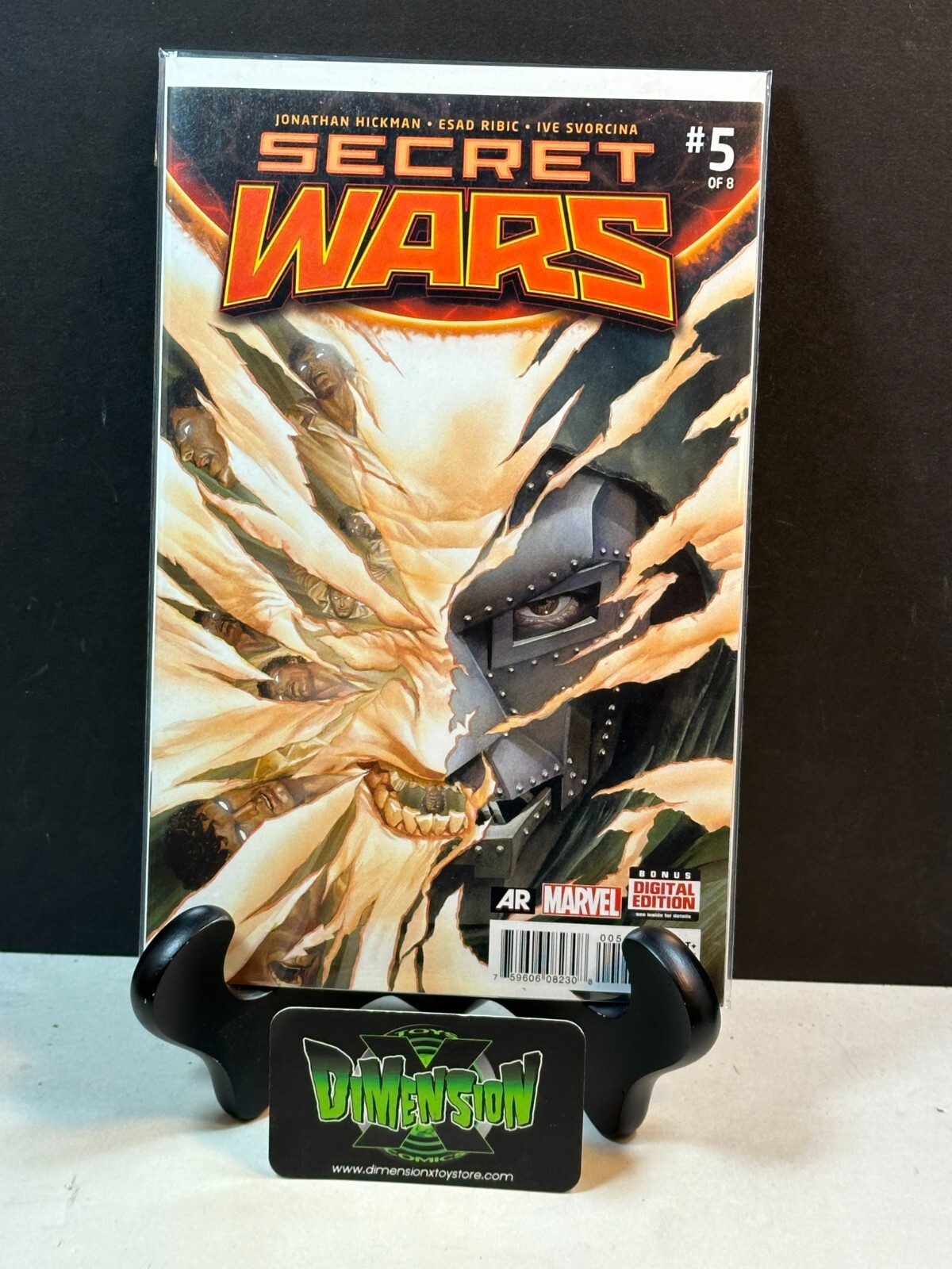 SECRET WARS #5 OF 8 ALEX ROSS COVER COMIC MARVEL NM 2015 1ST PRINT ...