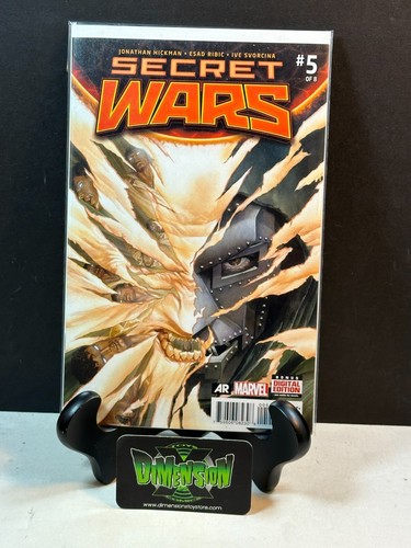 SECRET WARS #5 OF 8 ALEX ROSS COVER COMIC MARVEL NM 2015 1ST PRINT ...