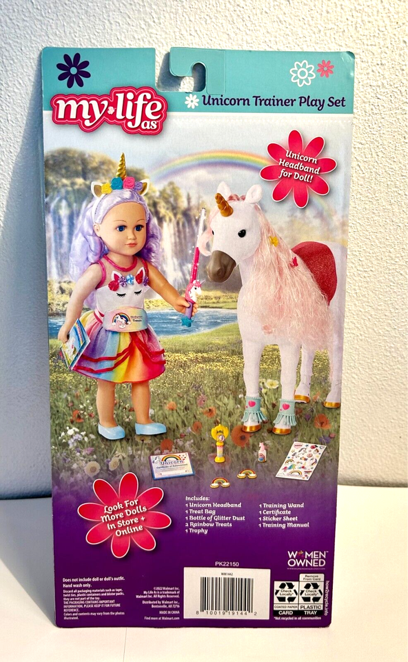 My Life As Unicorn Trainer Play Set For 18 Inch Dolls 10 piece ...