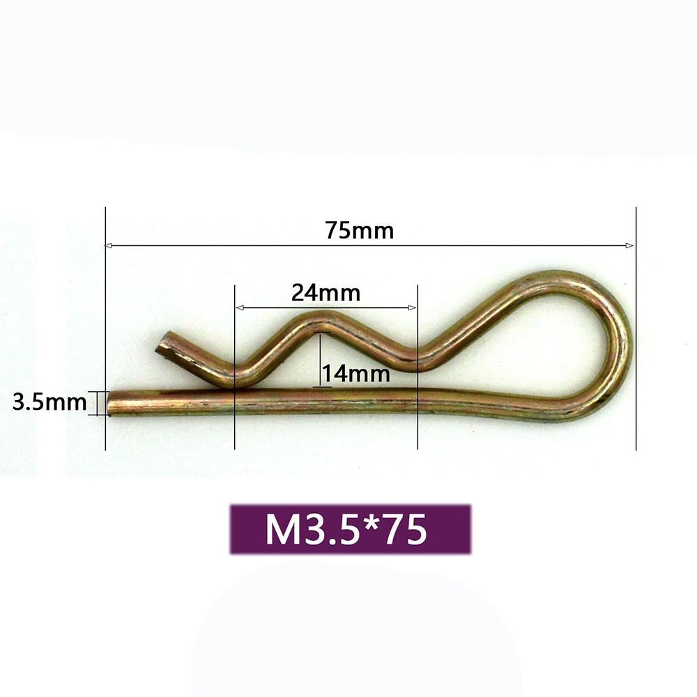 1/10Pcs M3.5×75mm R Clips Spring Steel Wire Hair Pins Farm, Lawn ...