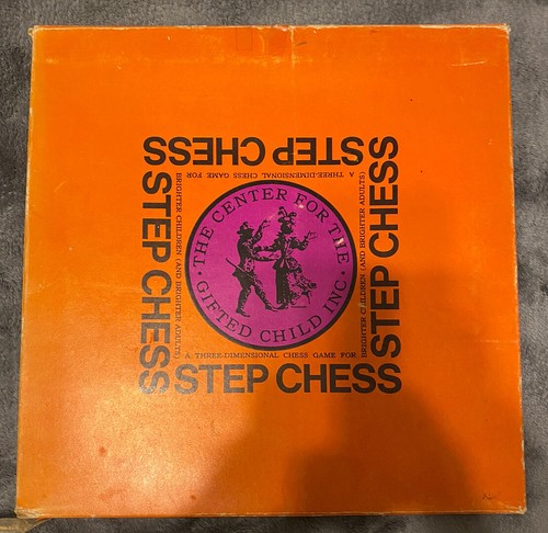 Step Chess 3 Dimensional Game Vtg 1963 Center for Gifted Child Missing ...