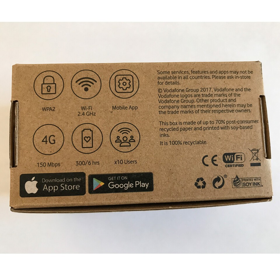 Vodafone WLAN Spot R219h LTE White up to 150 MBit/s Huawei Hotspot LTE ...