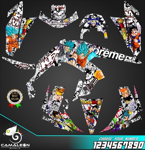 Kawasaki KFX 450 450R graphics kit 2008 2009 2010 to 2014 decals ...