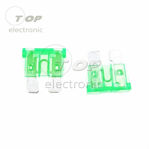 30PCS 30 AMP Mini Car Truck SUV Plug in Blade Fuse Tablet 30A Green | eBay