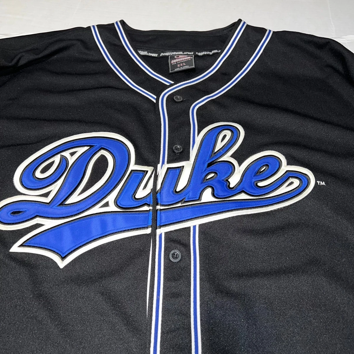 Duke Blue Devils Ncaa Strike Zone Baseball Jersey Clearance ...