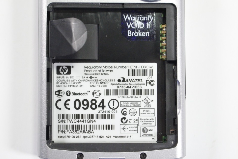 HP iPAQ RX3115 Pocket PC/PDA Windows Mobile with Charger - Works | eBay