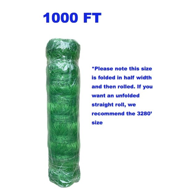 Green Plastic Trellis Netting for Climbing Plants - COMMERCIAL GRADE ...