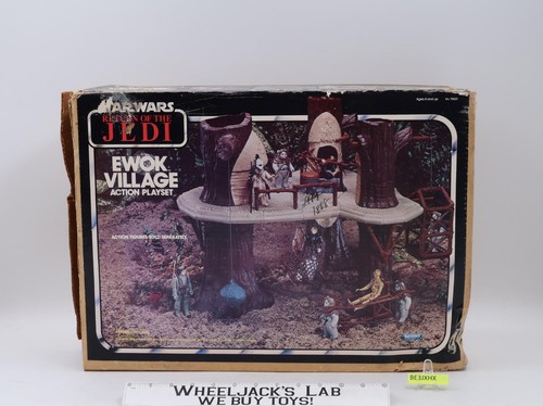 Endor Ewok Village 100% Complete W/Box Star Wars 1983 Kenner Vintage ...