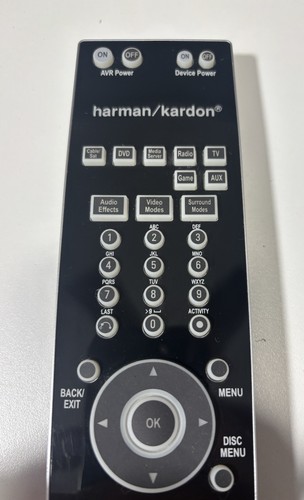OEM Genuine Harman/Kardon AVR 254 US Remote Control Tested & Clean | eBay