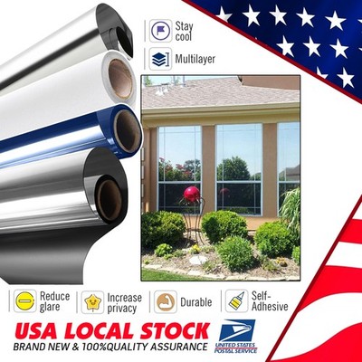 One Way Mirror Tint Window Film Privacy Protect UV Reflective For ...