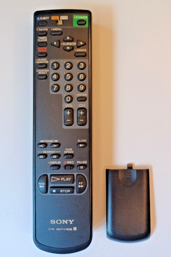 OEM GENUINE SONY VCR Remote Control VTR RMT-V182B-Tested | eBay