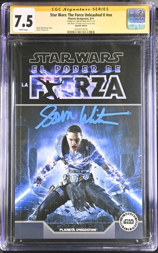 Star Wars The Force Unleashed II SPANISH EDITION CGC SS signed Sam ...
