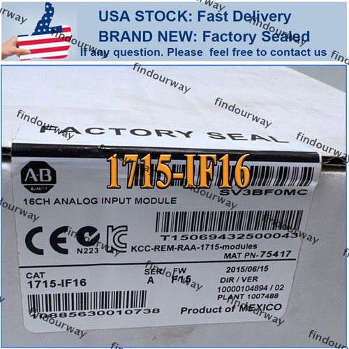 1715-IF16 Allen Bradley Redundant I/O 16-channel analog input module AB ...