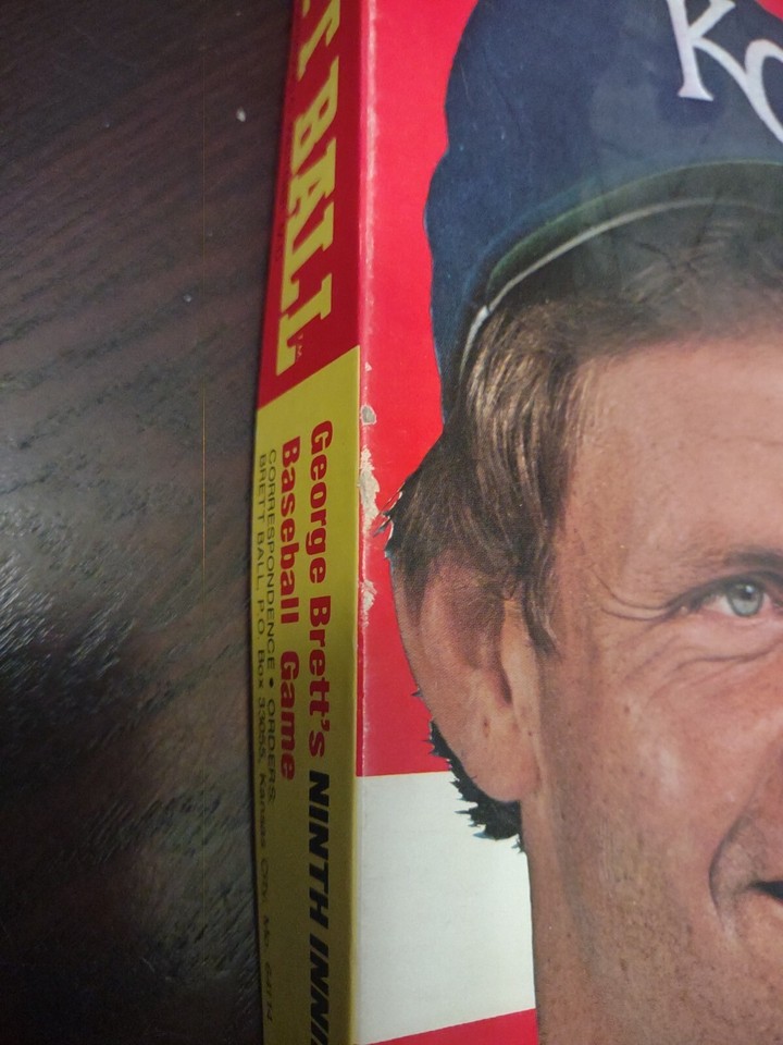 1981 George Brett Ball Ninth Inning Kansas City Royals Baseball Board ...