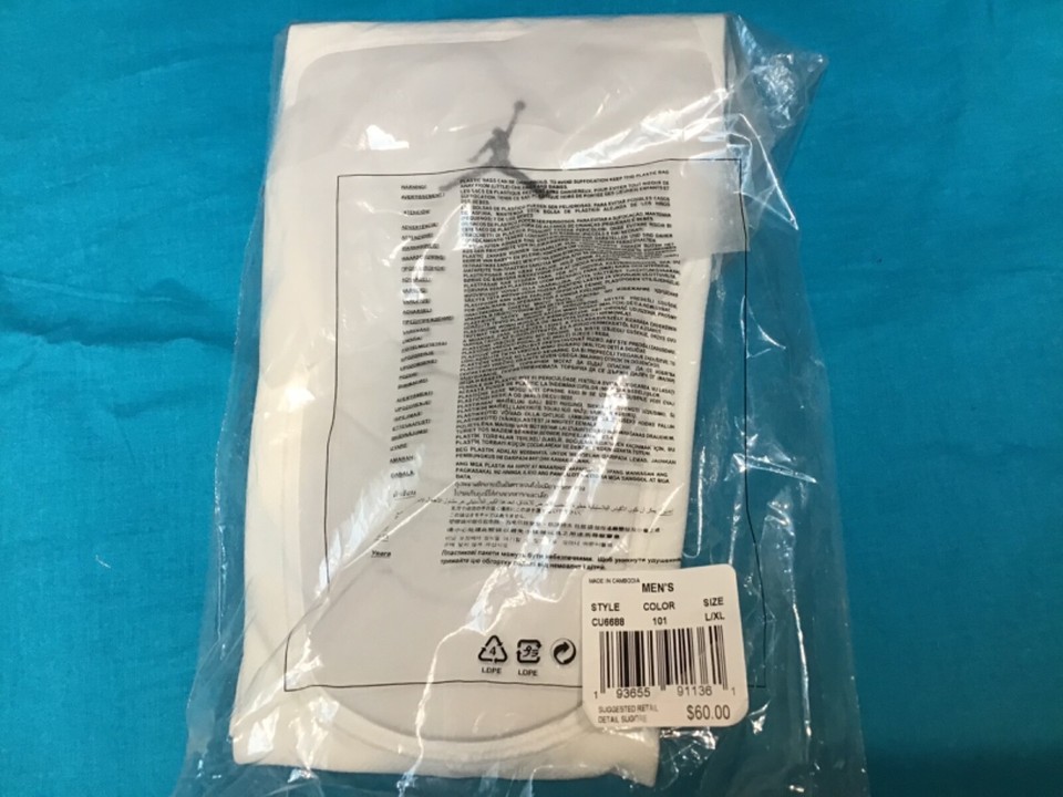 Nike NBA Basketball White Compression Knee Pad Set Sizes L/XL and 2X/3X ...