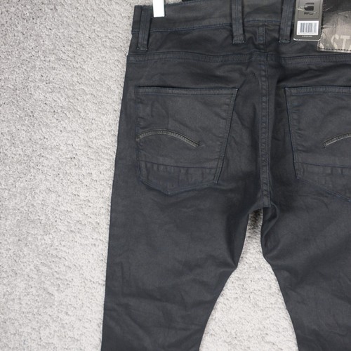 G-STAR MEN'S JEANS DEFEND SUPER SLIM W33 L32 PINTT DARK BLUE BUTTON'S ...