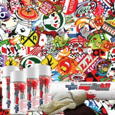 MYDIPKIT Hydro Dipping Water Transfer Print KIT LL-270 Vegas Gambler | eBay