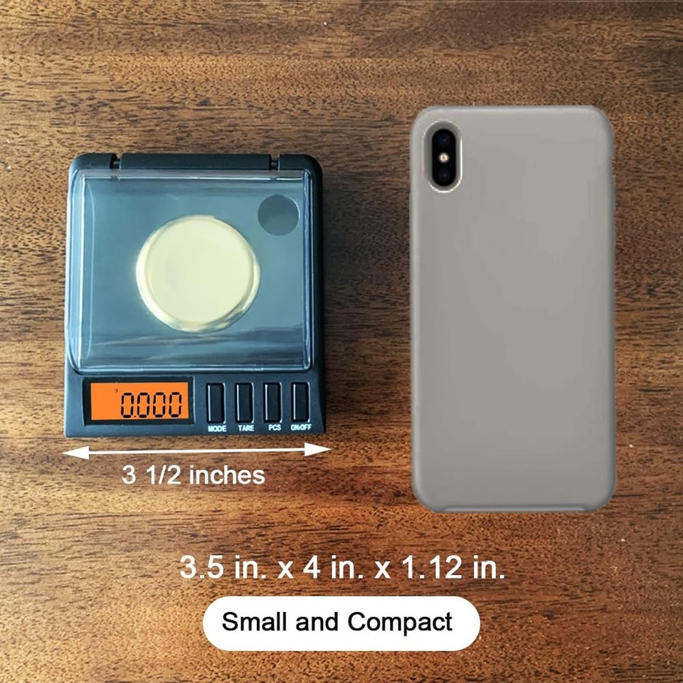 Reloading Scale with Metal Powder Pan, Grain Scale - Silver, 1500 ...