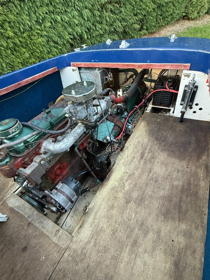 CLASSIC 1960'S DOWTY MARINE TURBOCRAFT JET SPEED BOAT & TRAILER-6 ...