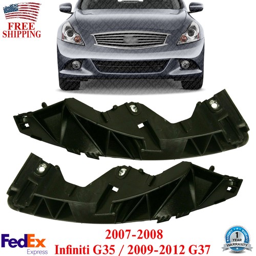 Front Bumper Bracket RH & LH Plastic For 2007-2008 Infiniti G35 / 2009 ...