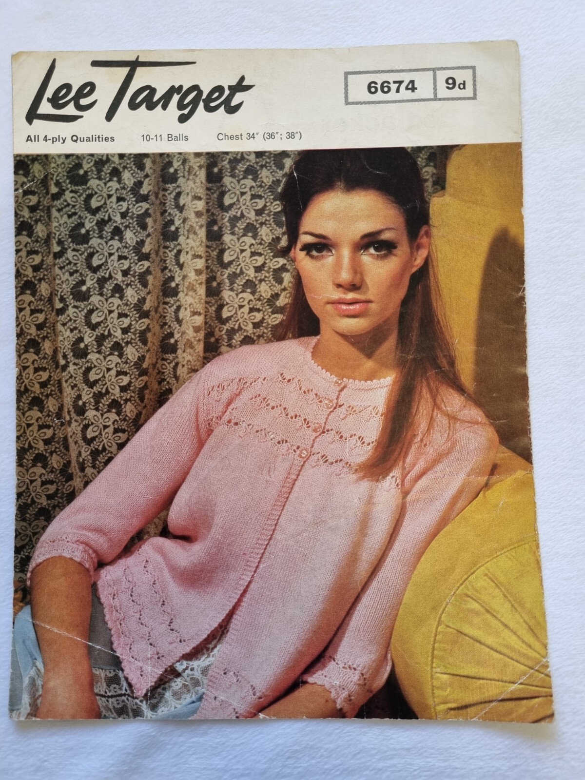 Lee Target Knitting Pattern 6674 - Ladies Bed Jacket - Good Used | eBay