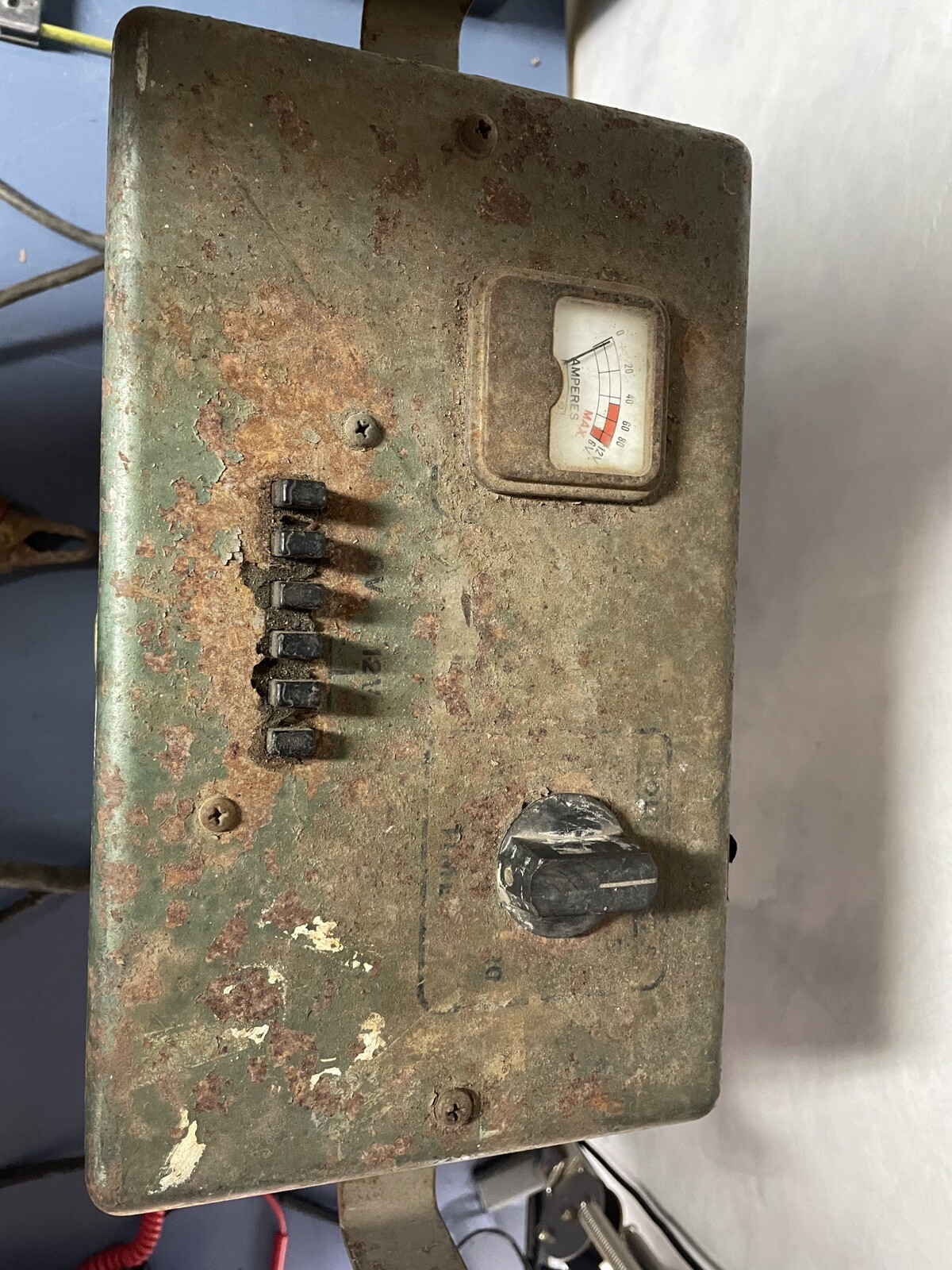 Rare Vintage ALLEN 7 - 14 VOLT BATTERY CHARGER Model 18-19 Working See ...