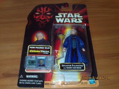 Star Wars Episode 1 Senator Palpatine Senate Cam Droid Action Figure ...