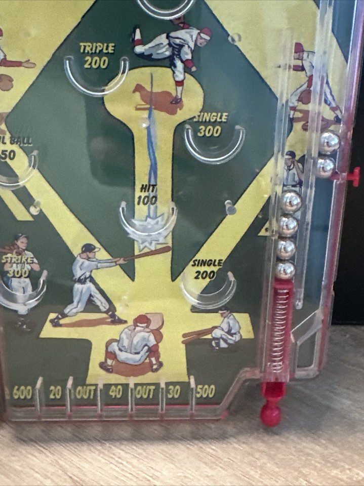 Play Ball Schylling 2007 Handheld Baseball Pinball Game | eBay