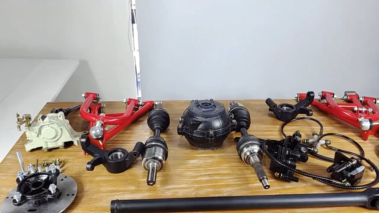 Swingarm Differential Drive Shaft CV Rear Axle Kit Gear Box for ATV 4 ...