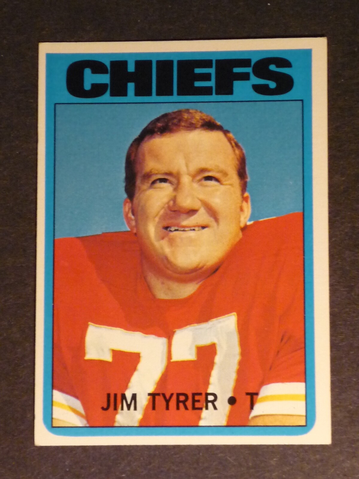 1972 Topps Jim Tyrer #111 Chiefs EX/MT+ | eBay