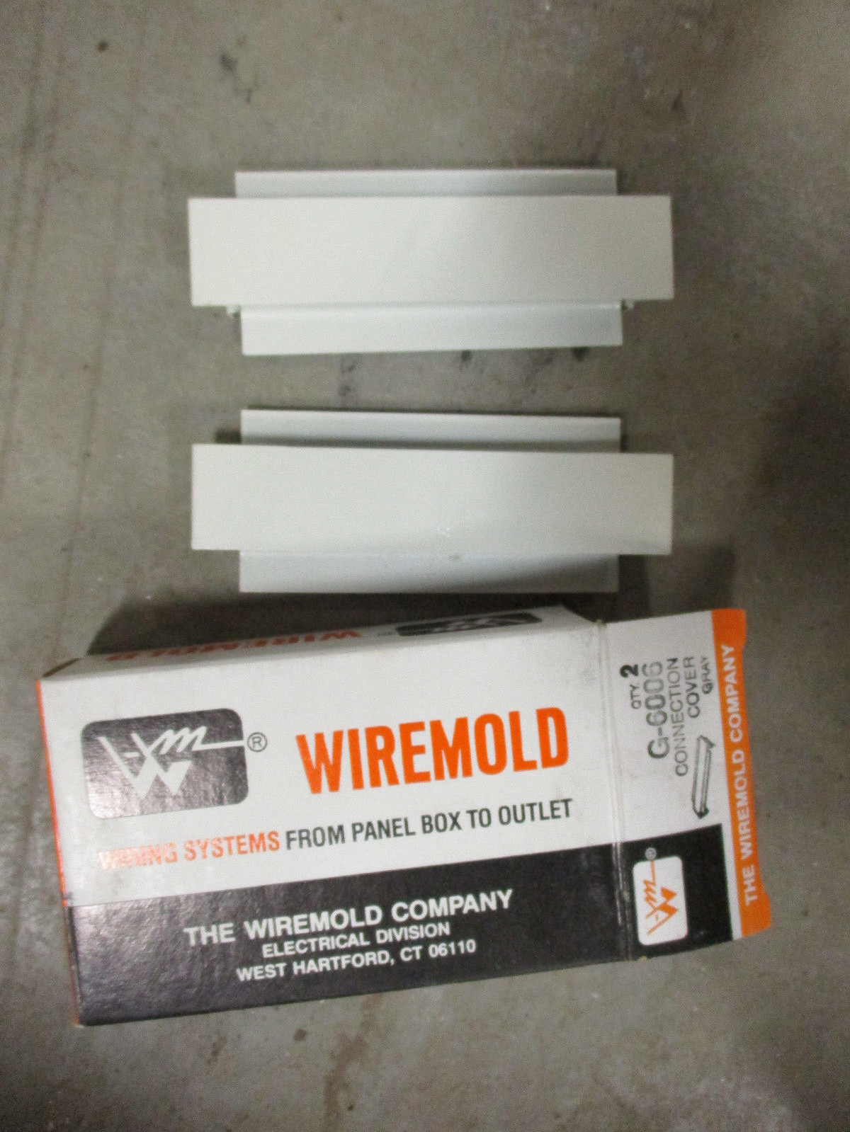 Wiremold G-6006, (1) BOX OF (2) Connection Covers, Ivory - NEW-B | eBay