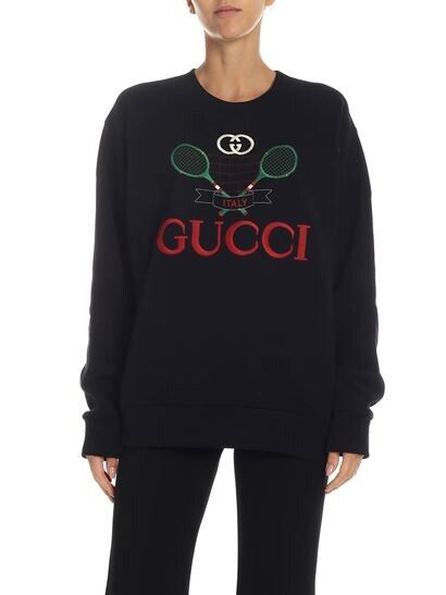 Gucci Tennis Embroidered Sweatshirt size xs | eBay Gucci Tennis Embroidered Sweatshirt size xs | eBay