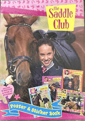 The Saddle Club Poster And Sticker Book Brand New Sealed 2009 (B5 ...