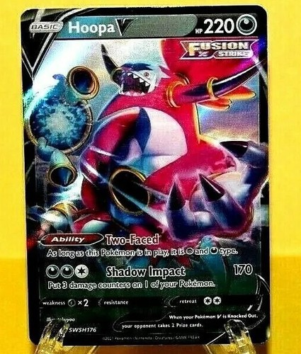 Hoopa V HP220 2021 Collectible Pokemon *Fusion Strike* Trading Card | eBay