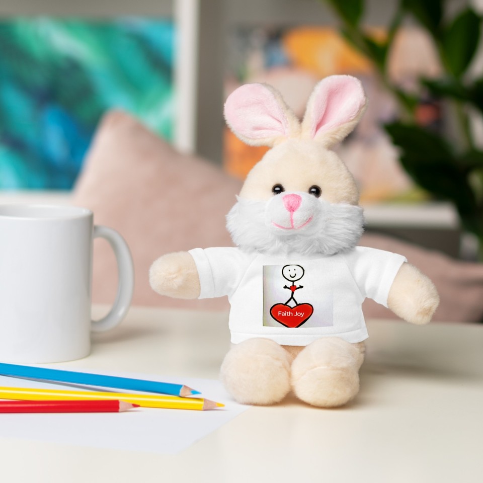 Heartfelt Plush Lion With Stick Figure Faith Joy Tee-Cuddly Companions ...