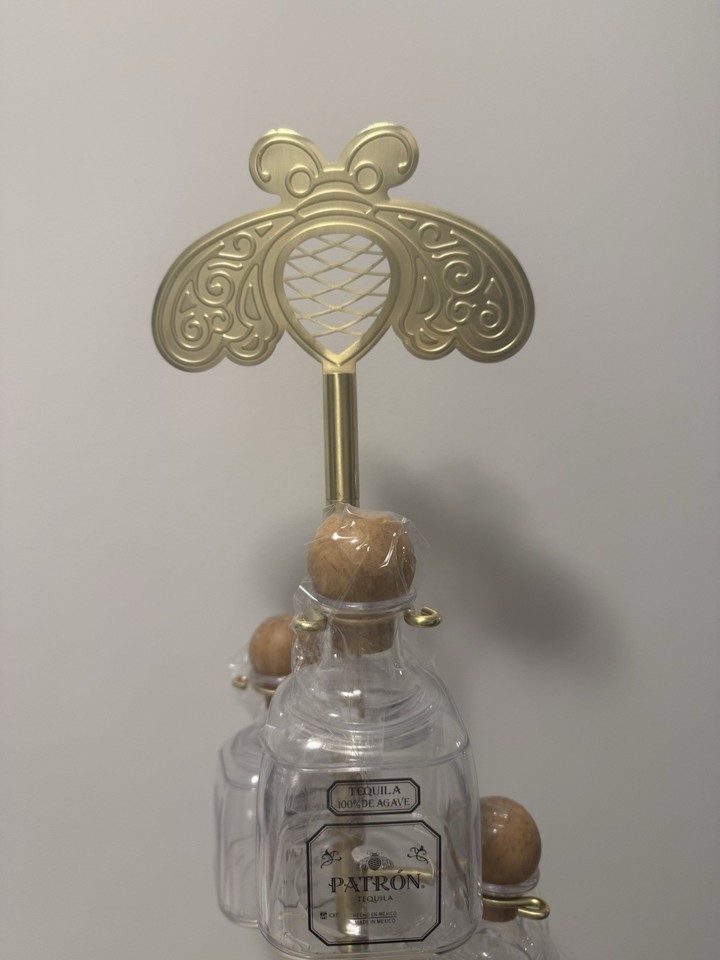 Patron tequila Display and 4 x 375 Ml Plastic Replica Vessel Gold | eBay