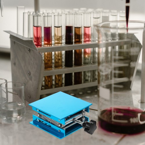 2 Count Manual Lab Jack Optical Lift Table Laboratory Lifting Support ...