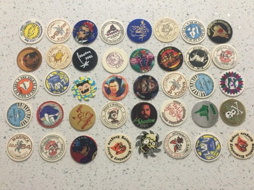 Rare POGs Milk Caps Vintage 1990s Assorted Lot 40 ,power rangers ...