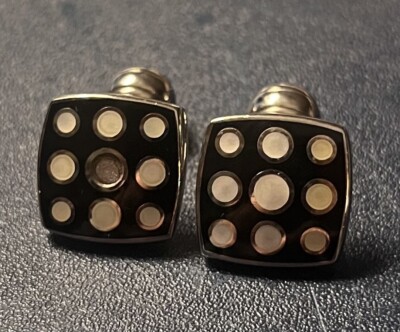 Duchamp Sterling Enamel Cufflinks London | eBay