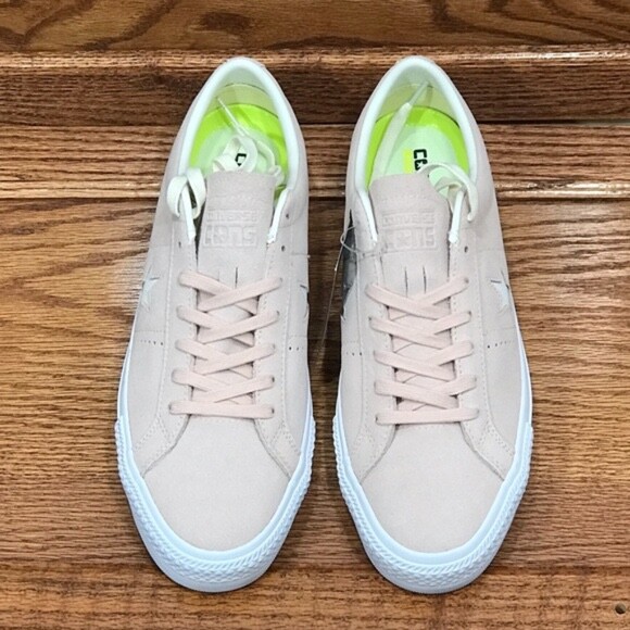 Converse One Star Pro Ox Dusk Pink Egret White Shoes | eBay UK