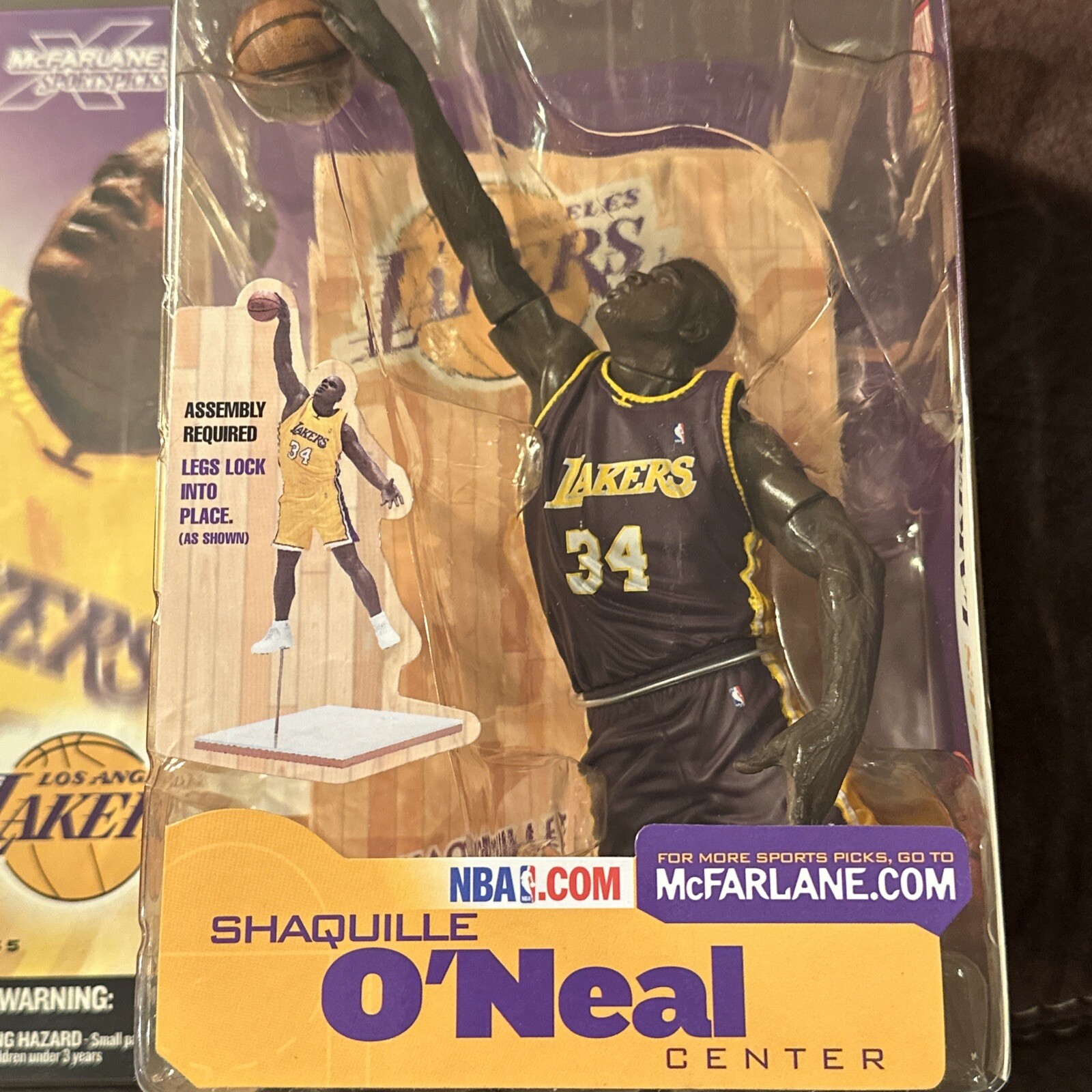 Vtg McFarlane Shaquille O'Neal Chase Variant Figure NBA Los Angeles Lakers 2002 | eBay