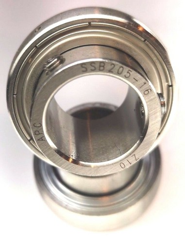 Premium SSB205-16 | Stainless 1" Bore Insert Bearing SB205-16 YA100RRB ...
