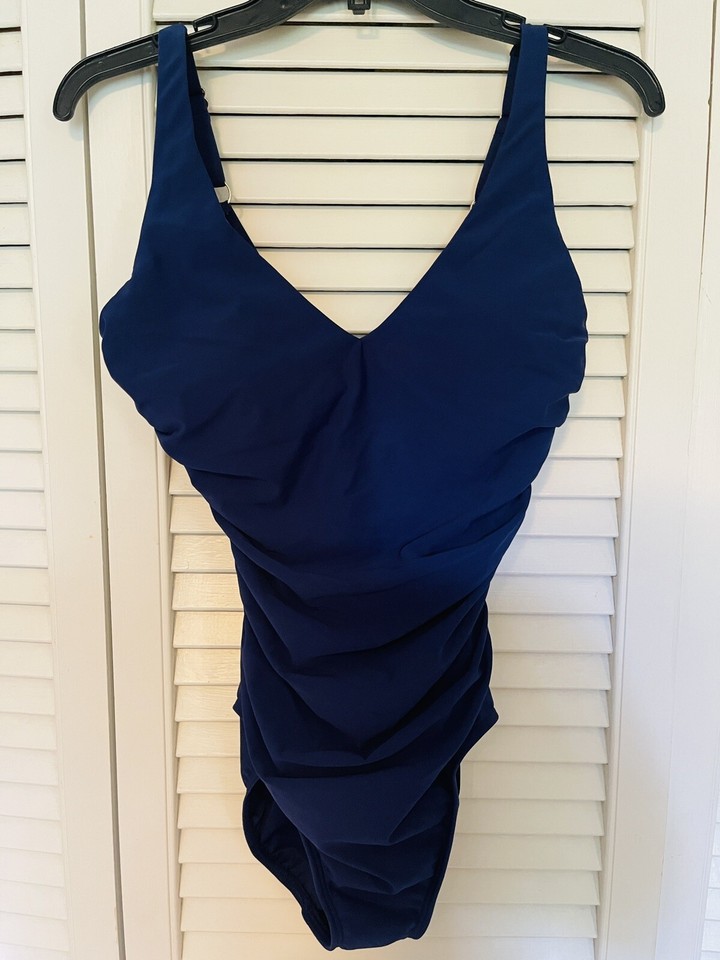 Talbot's & Miraclesuit Blockbuster One Piece Swimsuit $174 Sizes 6 8 12 ...