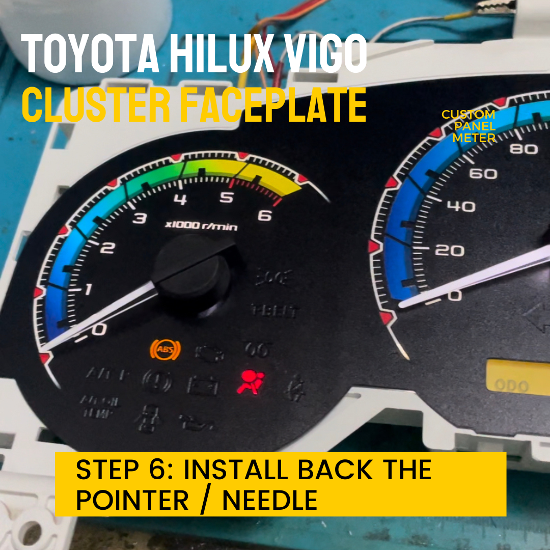 Gauge Face Overlay for Toyota Hilux Vigo Instrument Cluster Speedometer ...